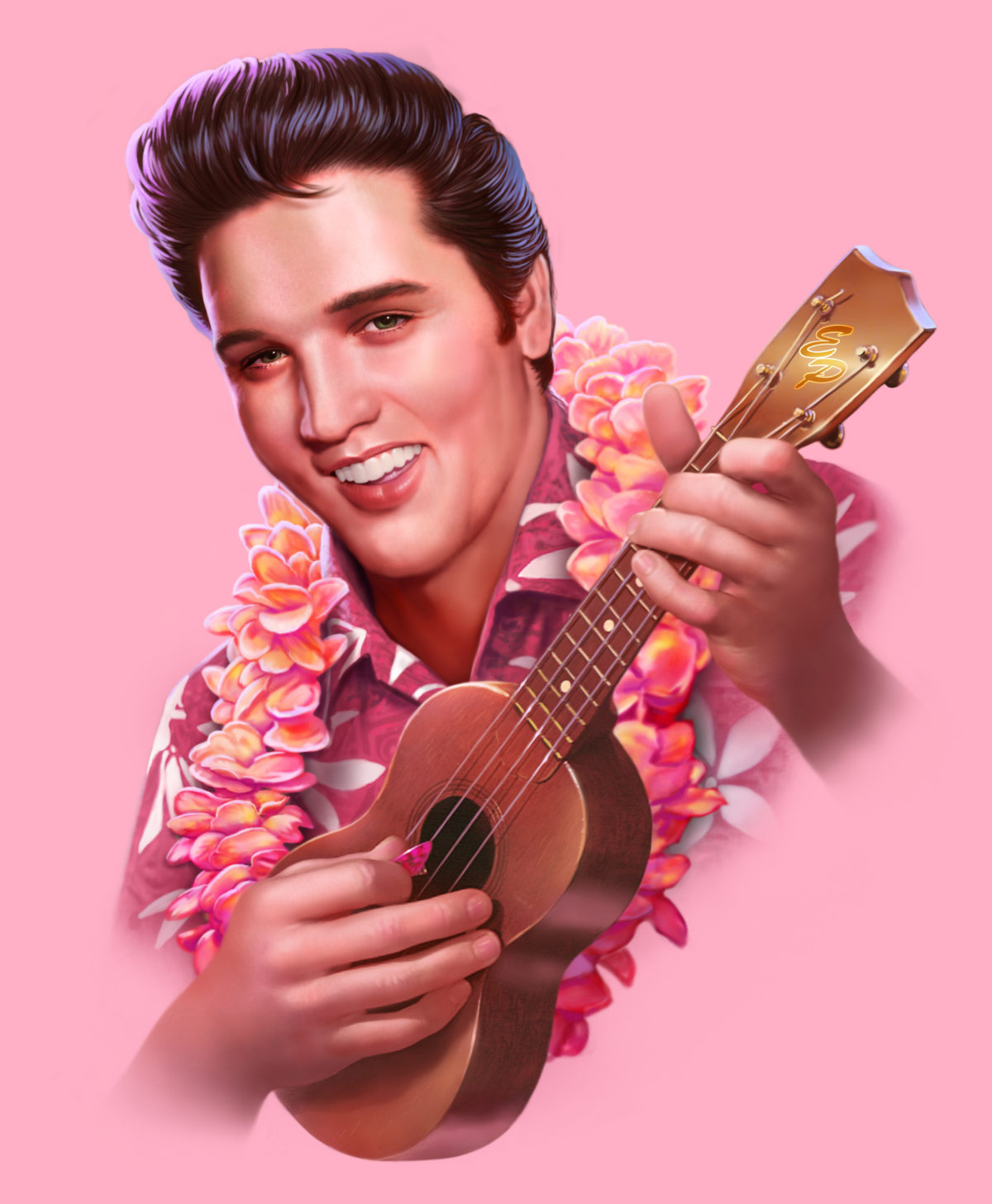 Elvis on pink - Mendola Artists Representatives