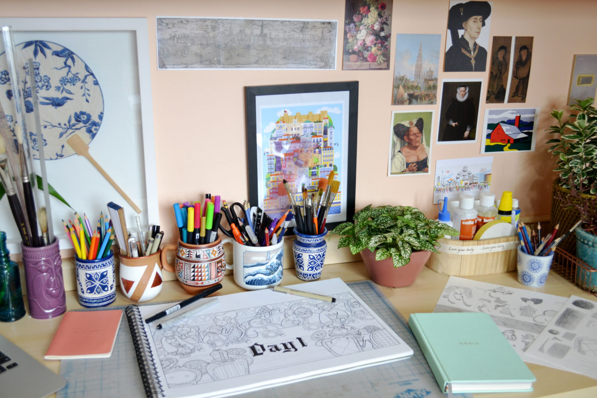 Illustrator Studio Tours - Mendola Artists Illustration Agency